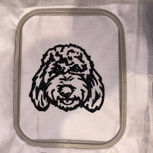 Labradoodle Dog Embroidery Designs, Machine Embroidery Pattern ...