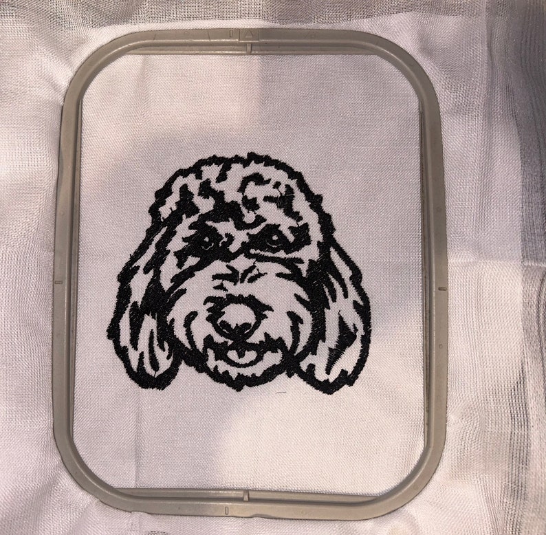Labradoodle Dog Embroidery Designs, Machine Embroidery Pattern ...