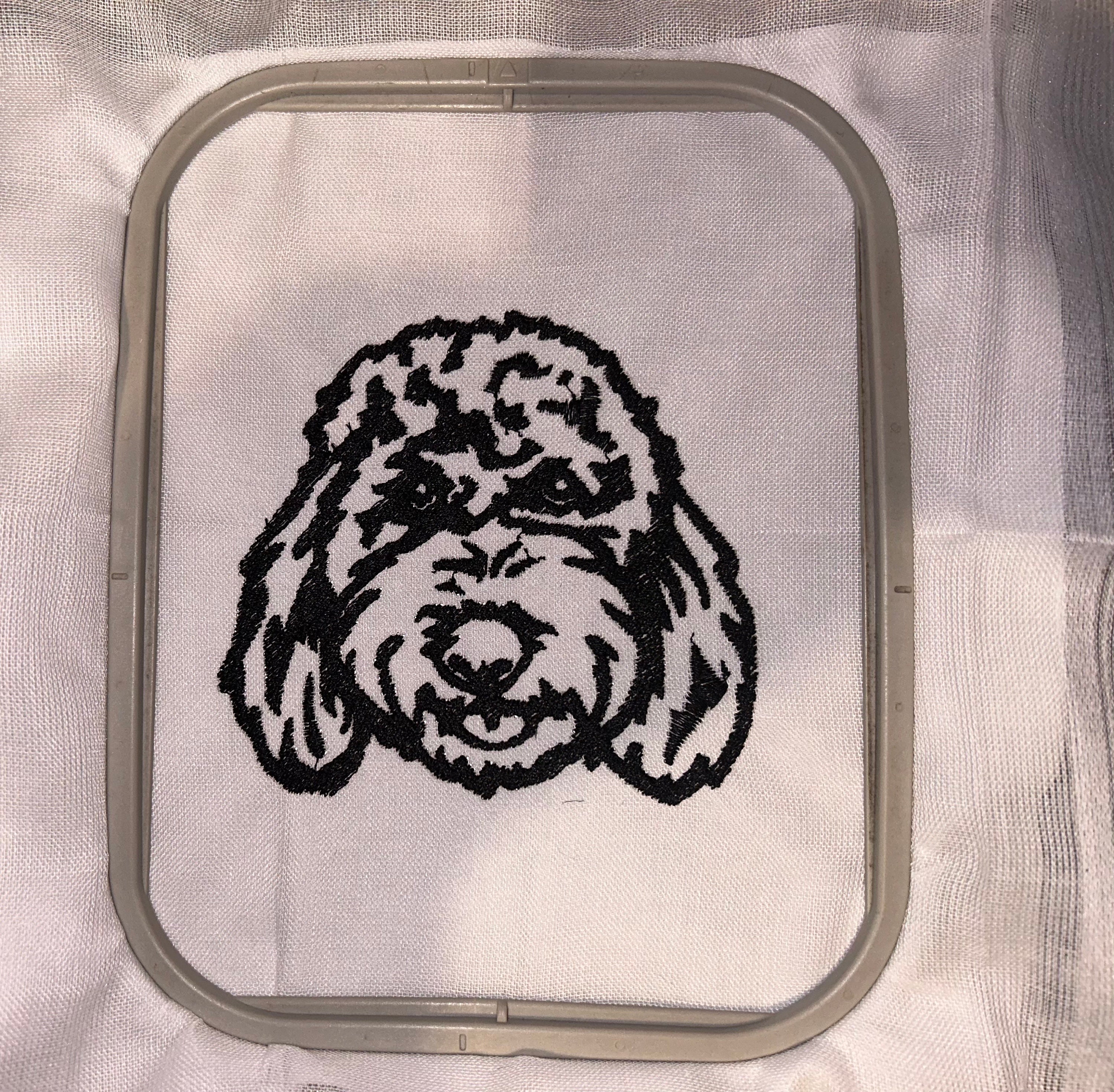 Labradoodle Dog Embroidery Designs, Machine Embroidery Pattern ...