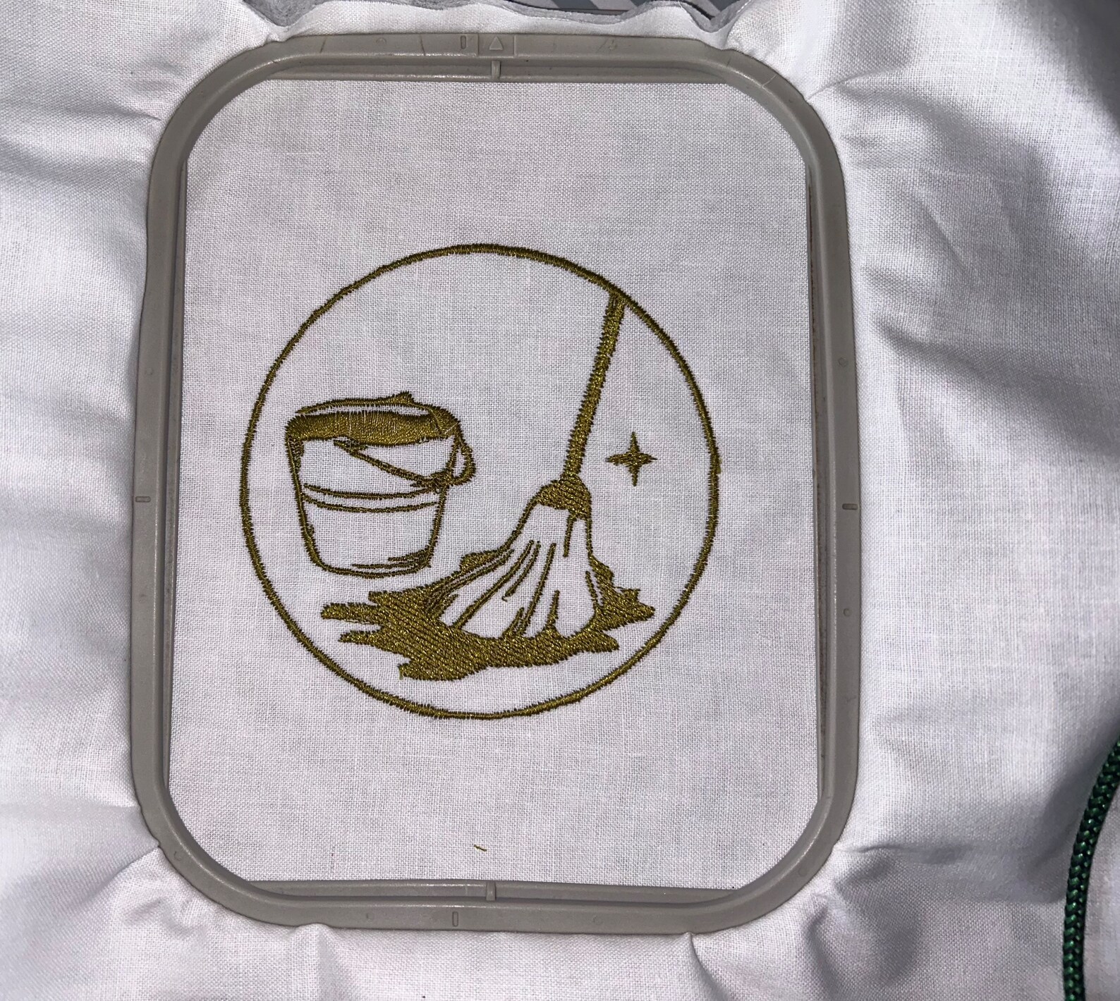Cleaning Company Logo PES DST JEF Design Machine Embroidery Files ...