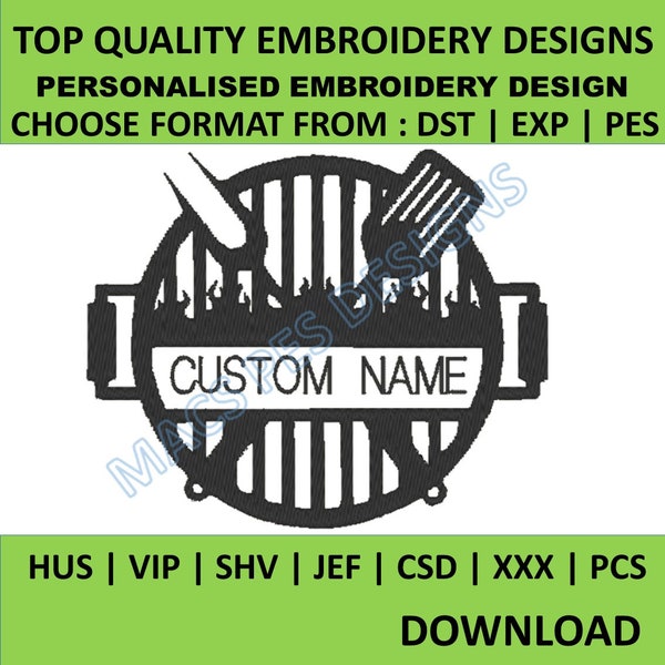 Bbq Embroidery - Etsy