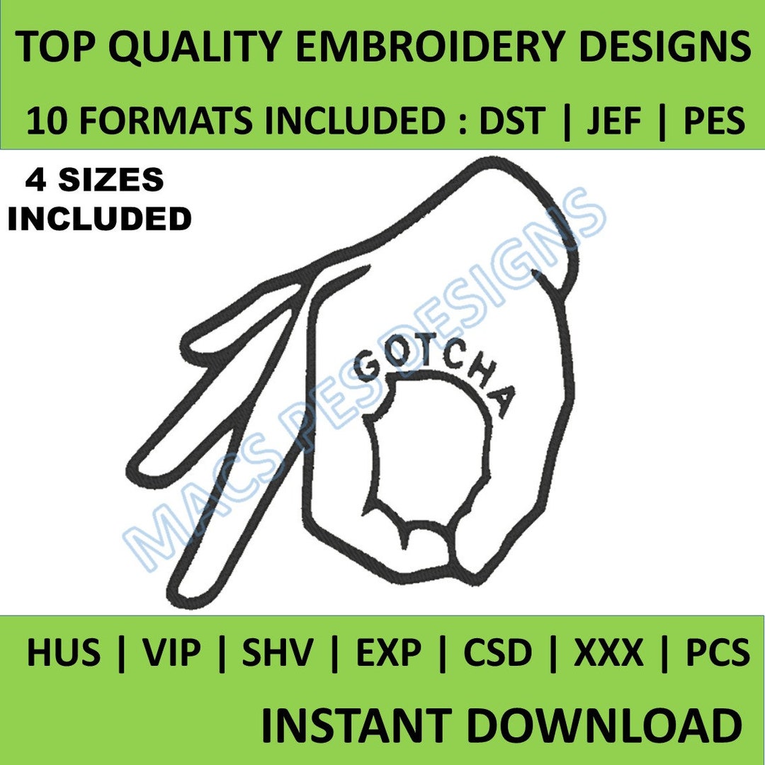 Circle Game PES JEF DST Embroidery Machine 4 Sizes, Embroidery Jef ...