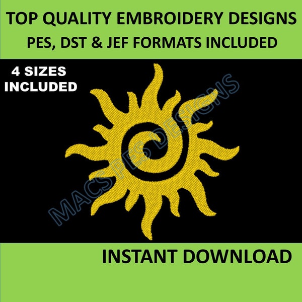 Sun Machine Embroidery Designs - Etsy