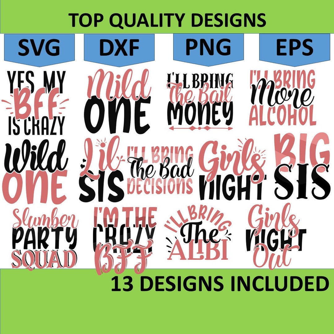Friendship Svg Bundle, Friends Svg, Best Friends Svg, Friendship Svg ...
