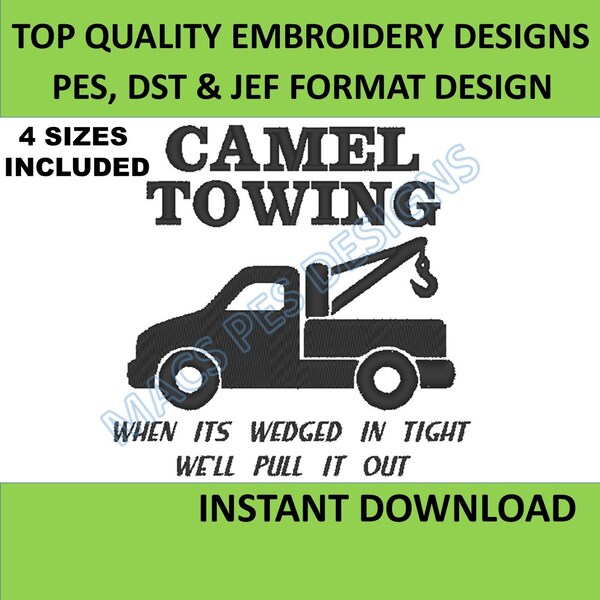 Camel Towing Design File - Etsy