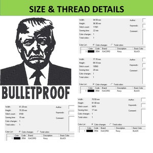 Donald Trump 2024 Machine Embroidery Design Make America Great Again ...