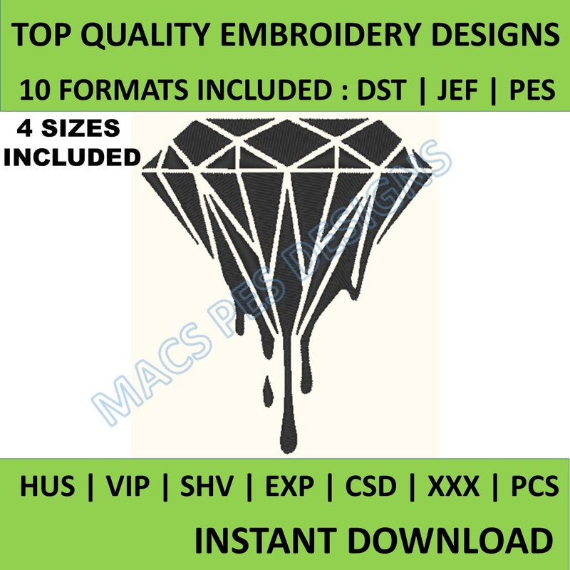 Dripping Diamonds - Etsy