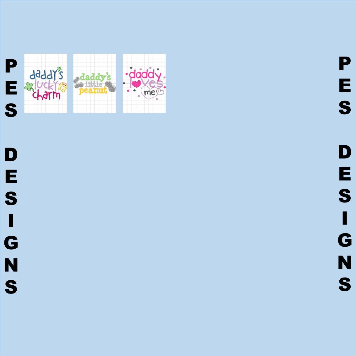 Daddy Quotes 24 PES Designs Machine Embroidery Files Instant - Etsy