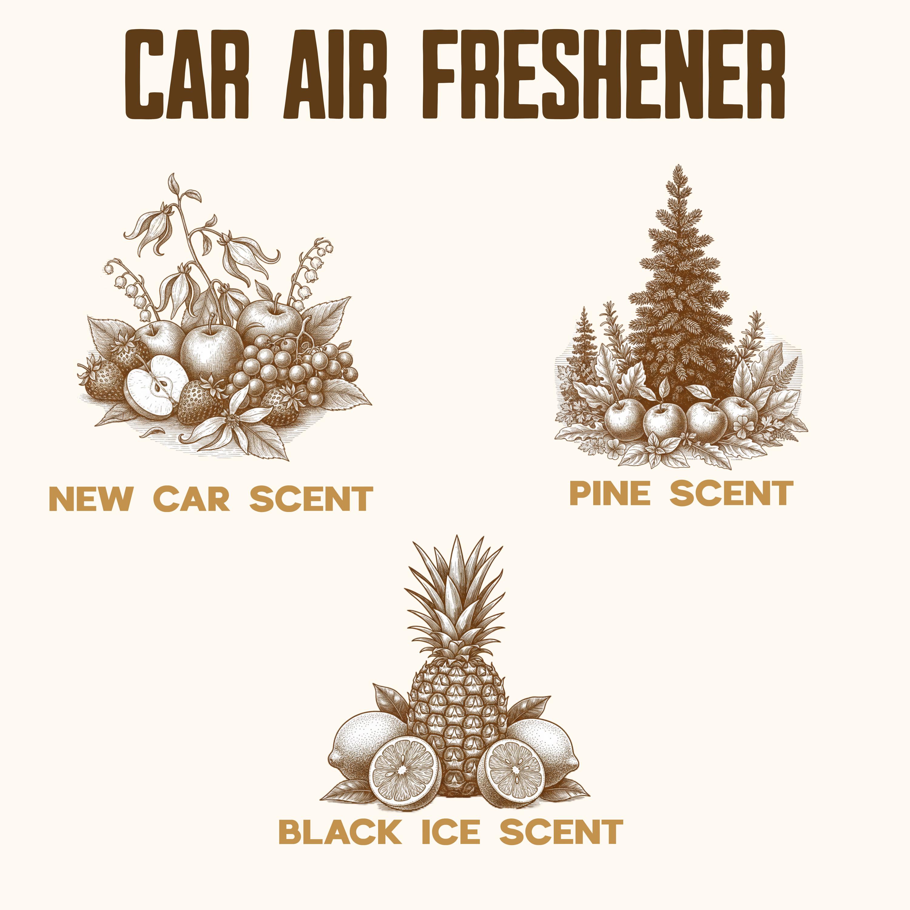 Japanese Ukiyo-e Anime Girl Car Air Freshener, Vibrant Retro Scented ...