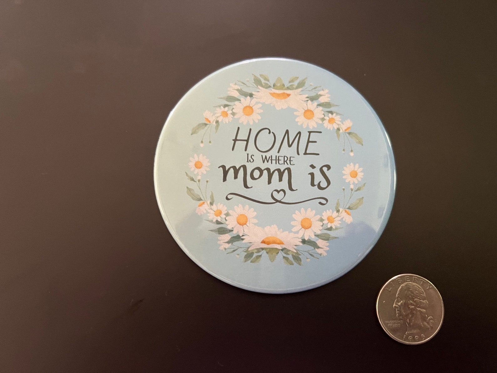 Home is Where Mom is Magnet for Refrigerator Locker Desk or File ...