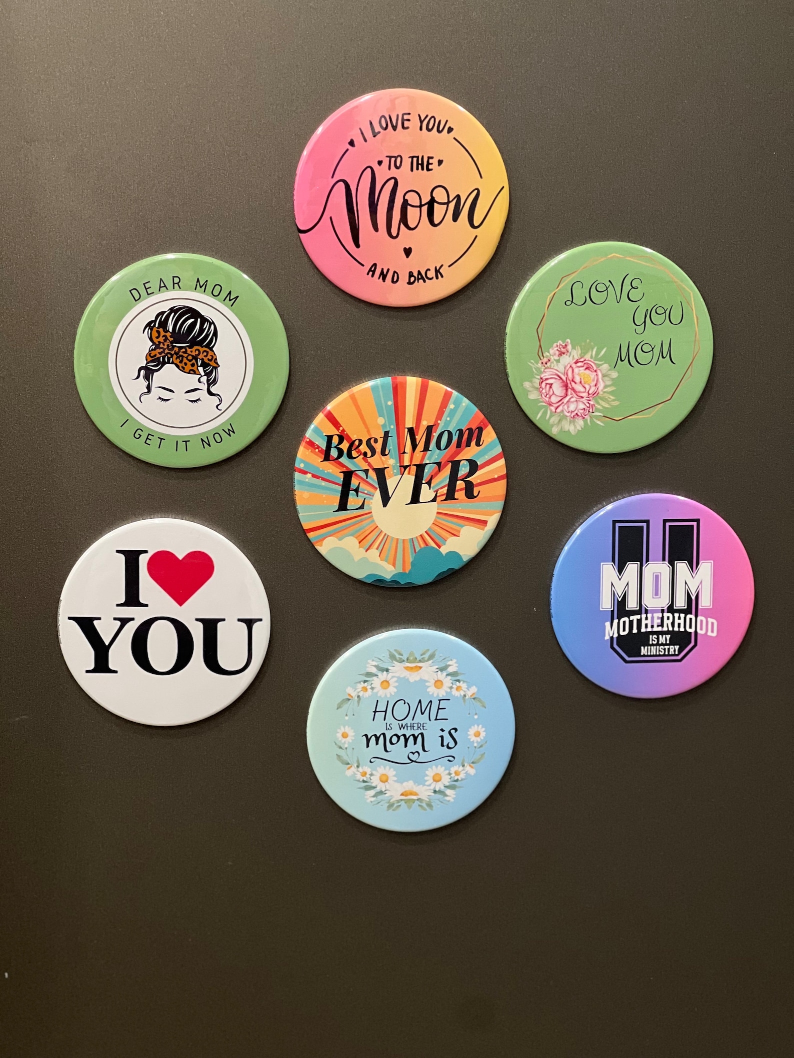 Home is Where Mom is Magnet for Refrigerator Locker Desk or File ...