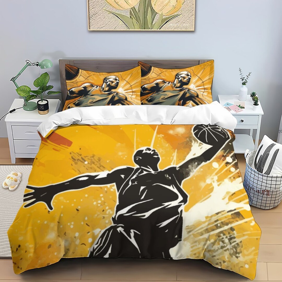 Basketball Bedding, Basketball Player Bedding, Sports Bedding, Player ...