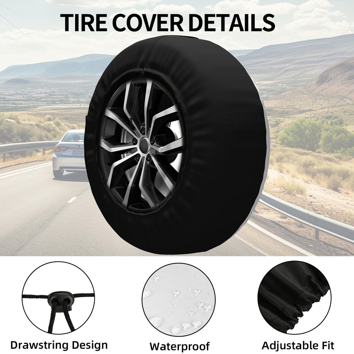 Spare Tire Cover Custom Spare Tire Cover With Camera Hole Custom Photo ...