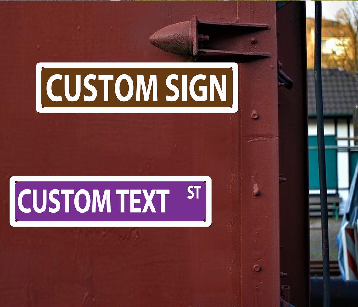 Custom Road Signs,personalized Road Sign,custom Metal Street Sign,make ...