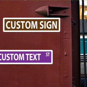 Custom Road Signs,personalized Road Sign,custom Metal Street Sign,make ...