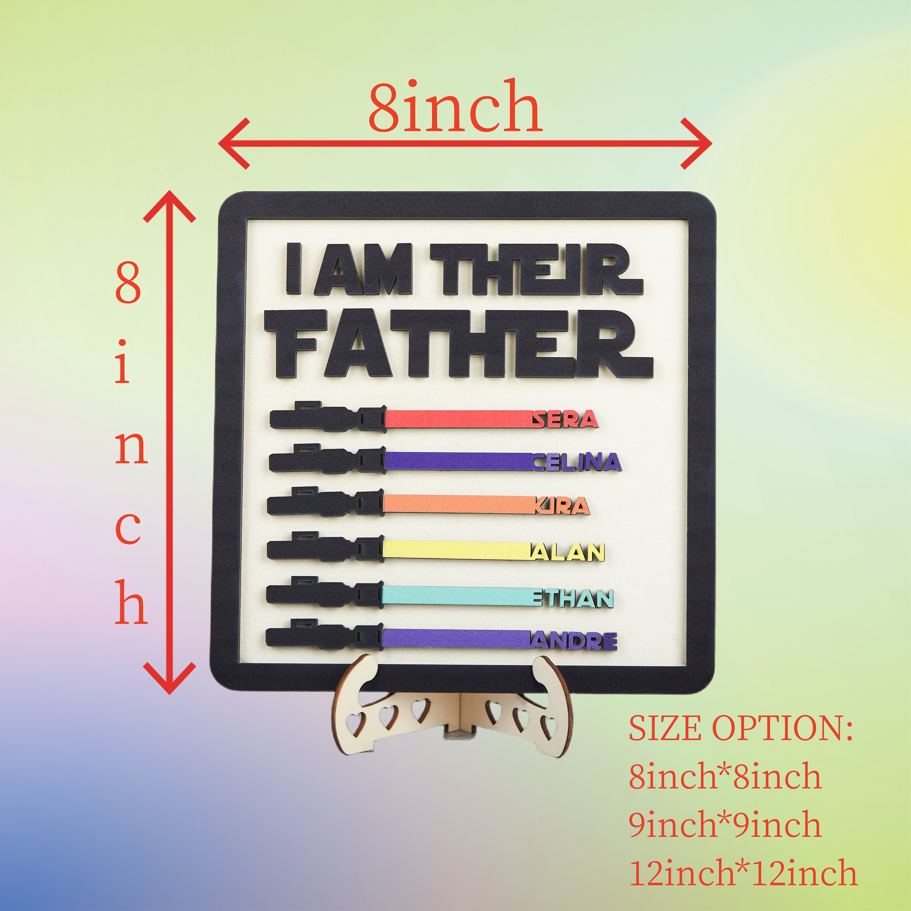 I Am Their Father｜father's Day Gift｜step Dad Gift ｜wooden Sign Board ...