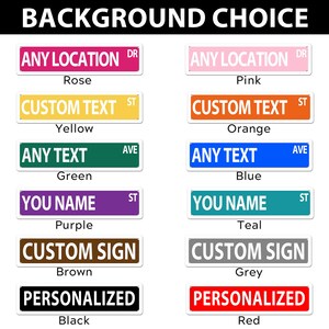 Custom Road Signs,personalized Road Sign,custom Metal Street Sign,make ...