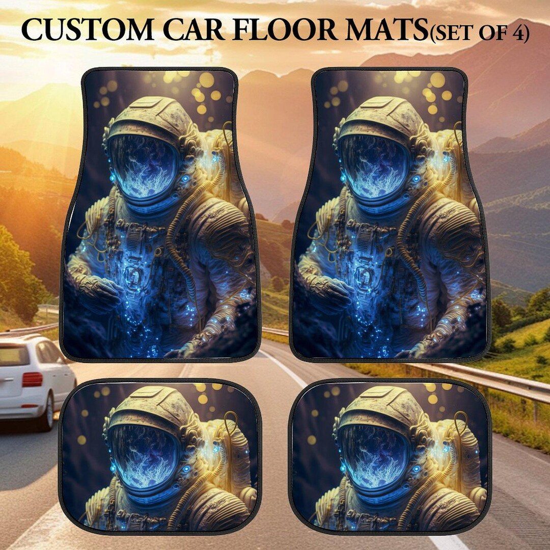 Astronaut Subjectcar Mats, Spacey Car Floor Mats, Car Floor Mats Set of ...