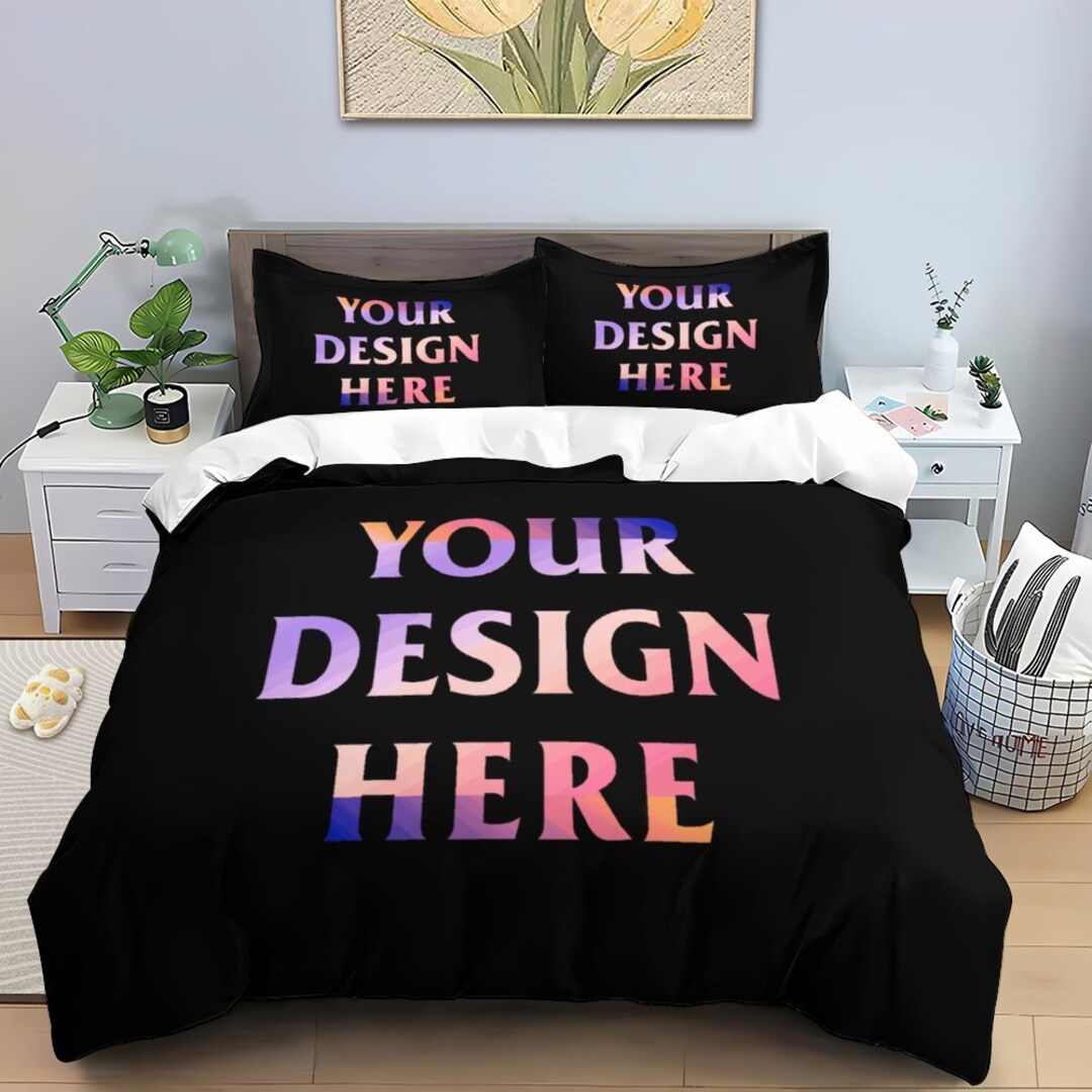 Custom Bedding, Custom Bed 3-piece Sets, Personalized Photo Bedding ...