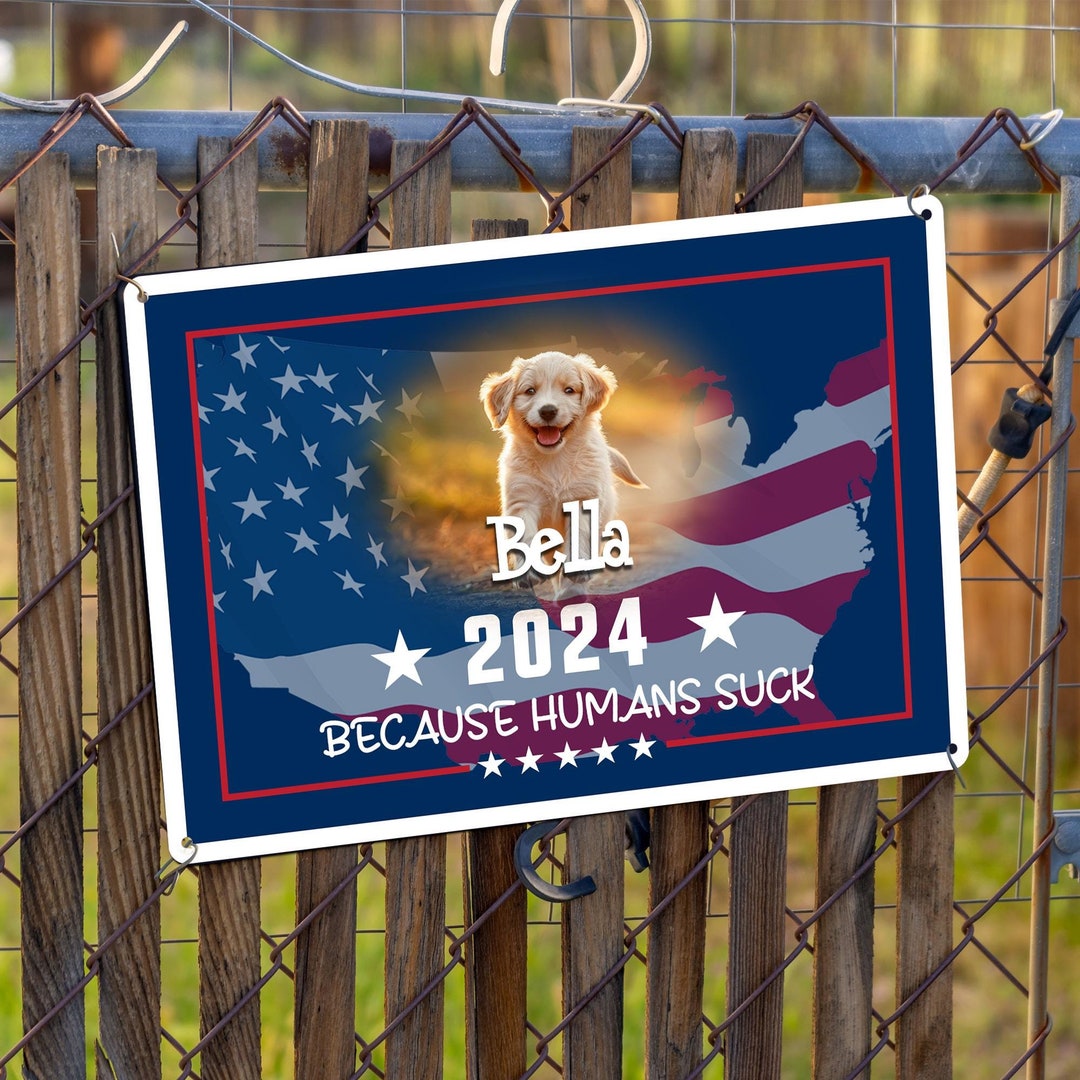 Vote for Pet Funny Yard Sign,custom Pet Political Yard Sign,dog ...