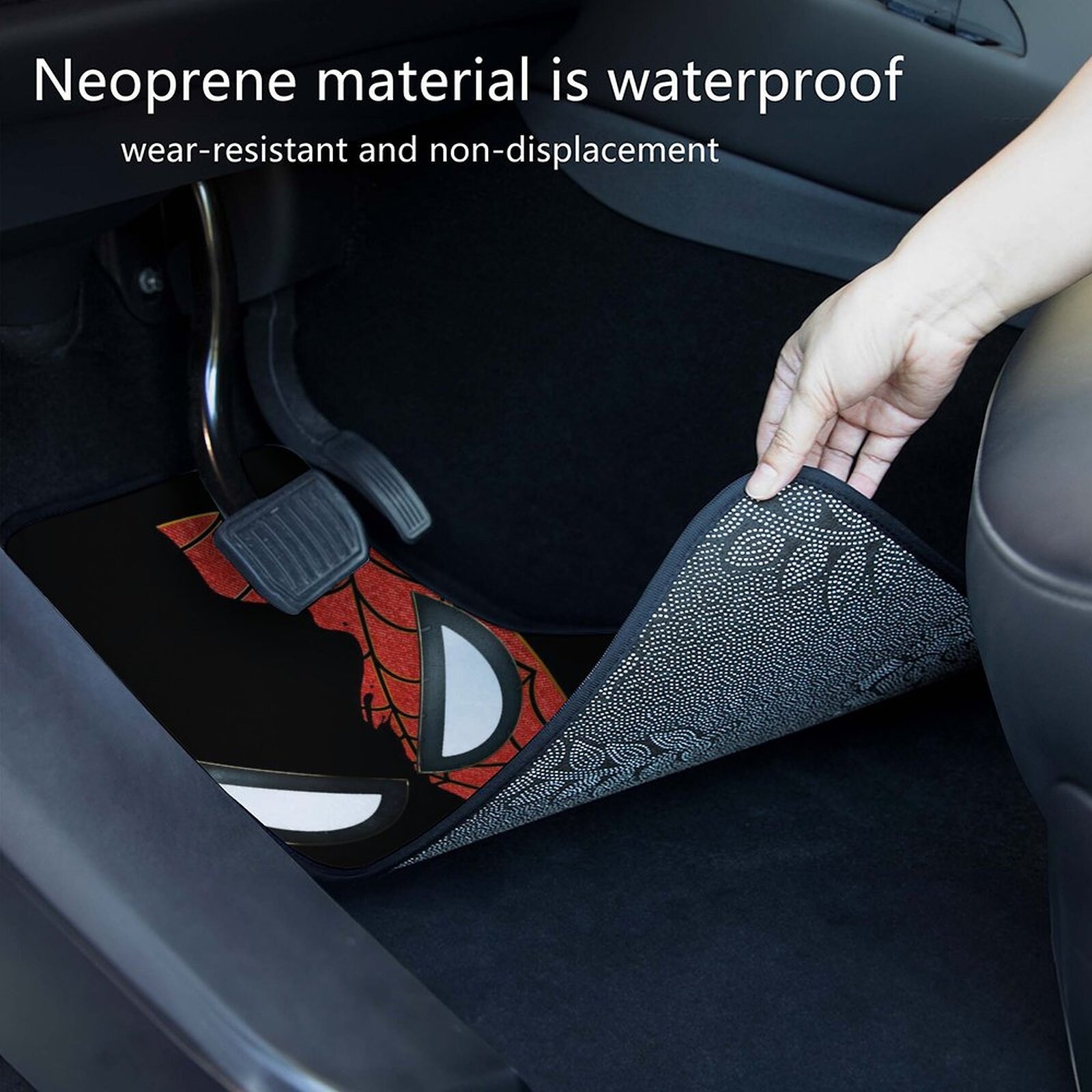 Hand-painted Spider-man Car Mats Spider-man Front Car Mats Stylish Car ...