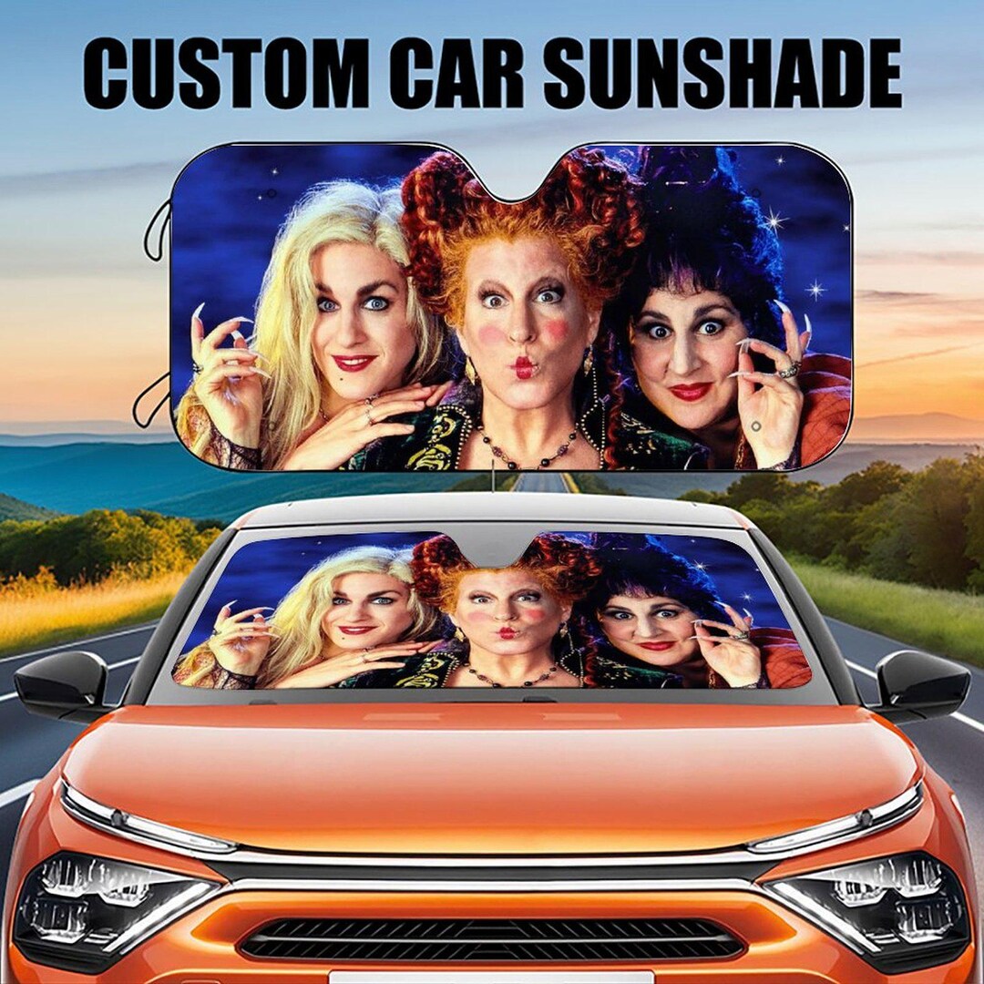 Hocus Pocus Auto Car Windshield Sunshade, Car Windshield Sunshade ...