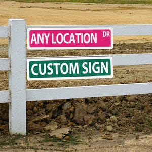 Custom Road Signs,personalized Road Sign,custom Metal Street Sign,make ...