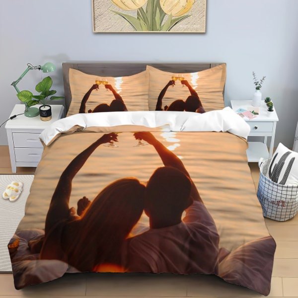 Custom Bedding, Custom Bed 3-piece Sets, Personalized Photo Bedding ...