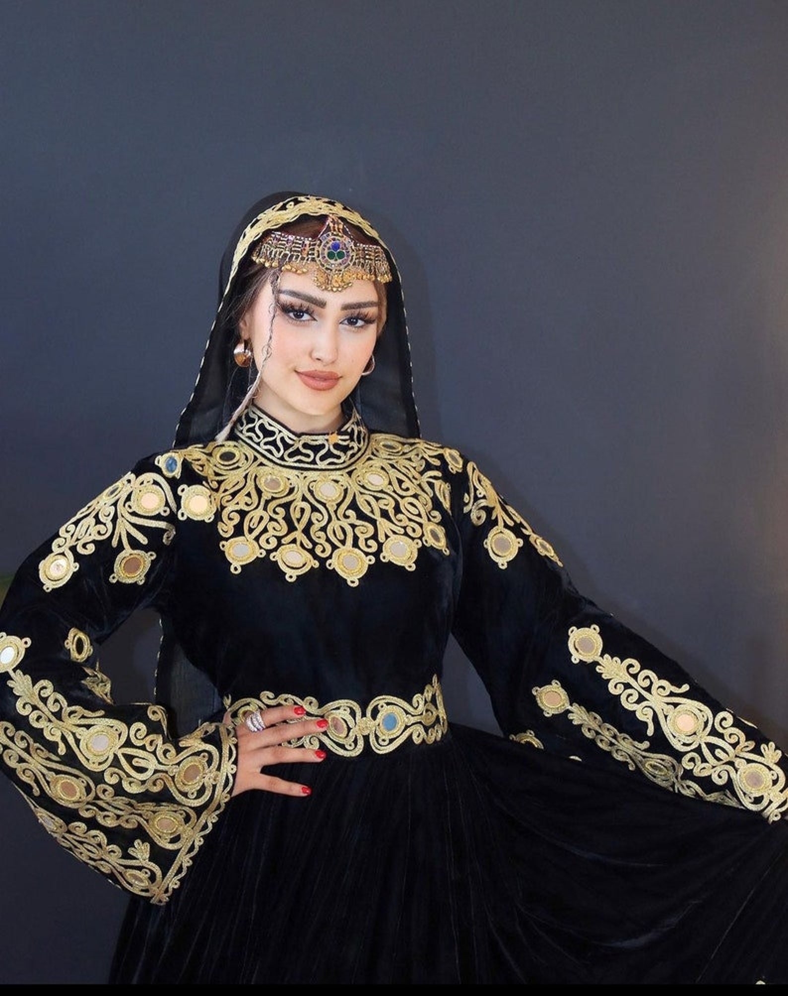 Afghan Charma Embroidered Dress, Afghan Culture, Afghan Fashion - Etsy