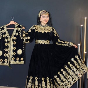 Afghan Charma Embroidered Dress, Afghan Culture, Afghan Fashion - Etsy