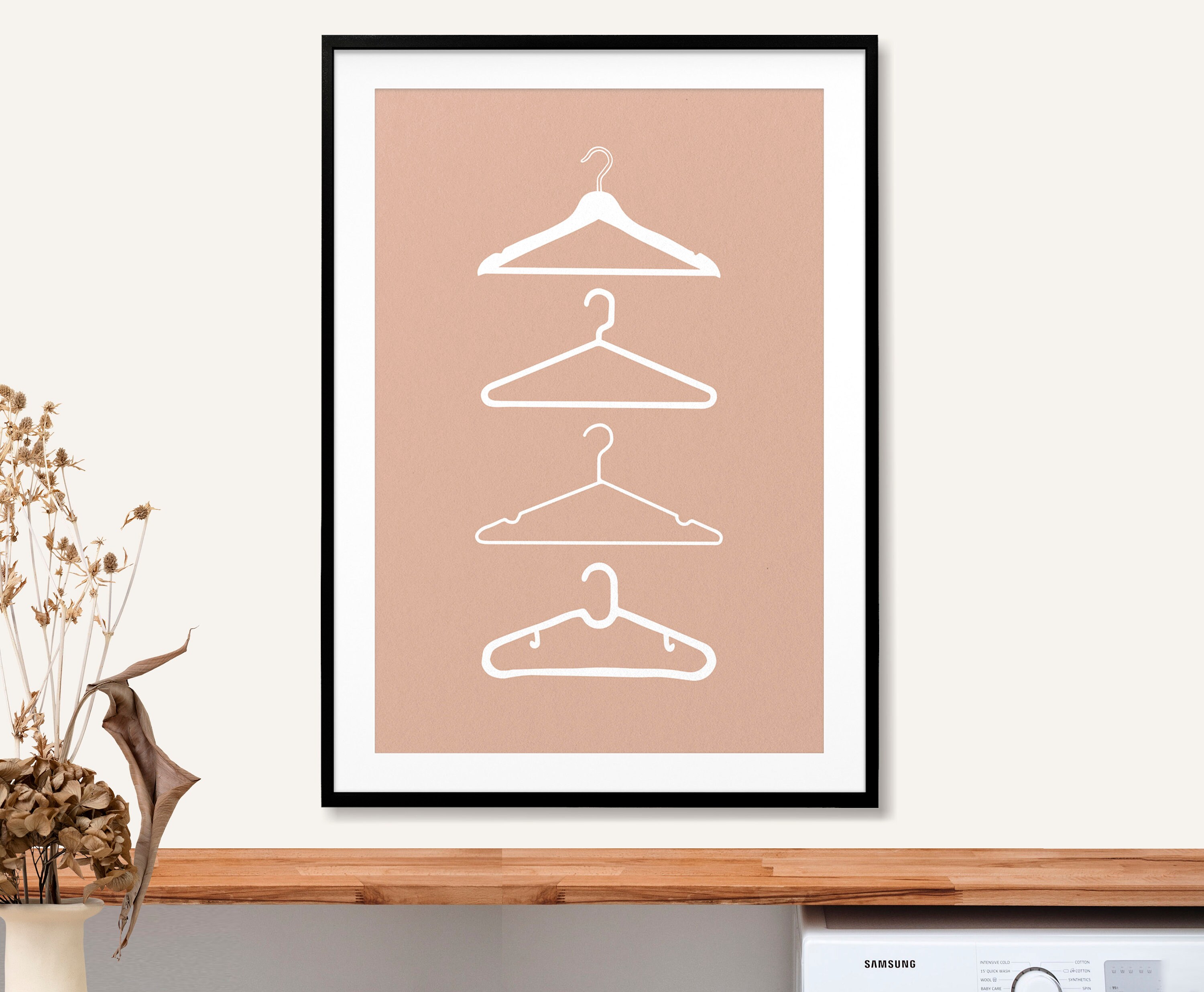 Graphic Minimalist Wall Art Poster Laundry Room Decor Print - Etsy