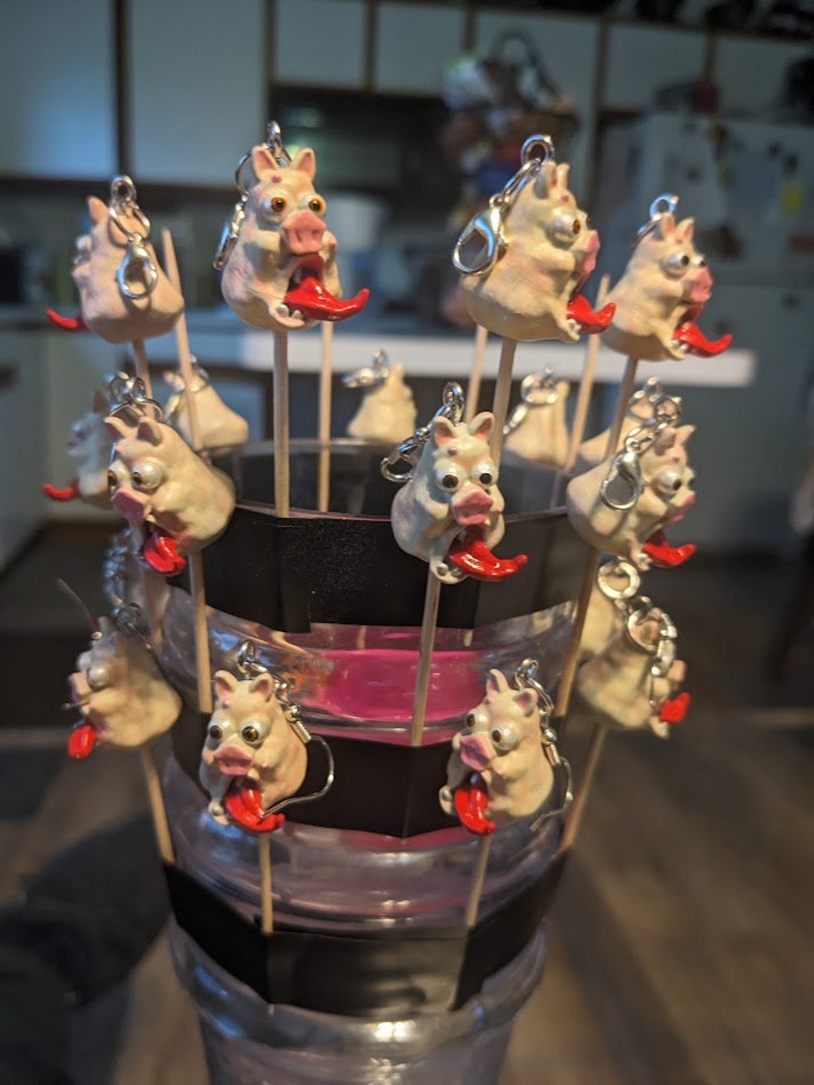 Primus Pork Soda Pig Head Pendant or Earrings - Etsy