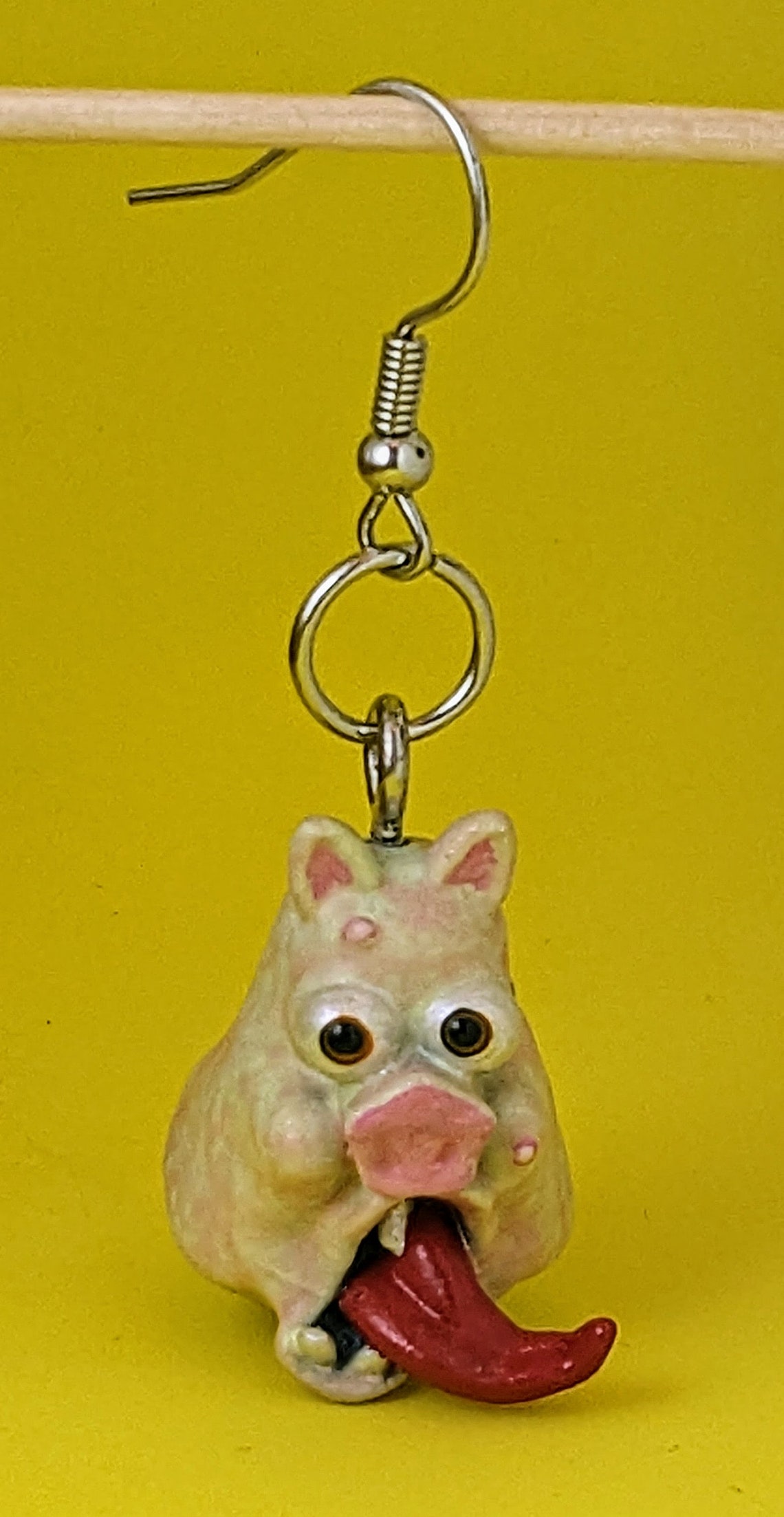 Primus Pork Soda Pig Head Pendant or Earrings - Etsy