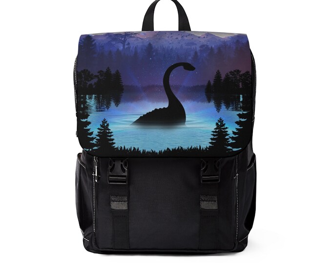 Ness Nessie Loch Ness Monster Cryptid Scottish Unisex Casual Shoulder ...
