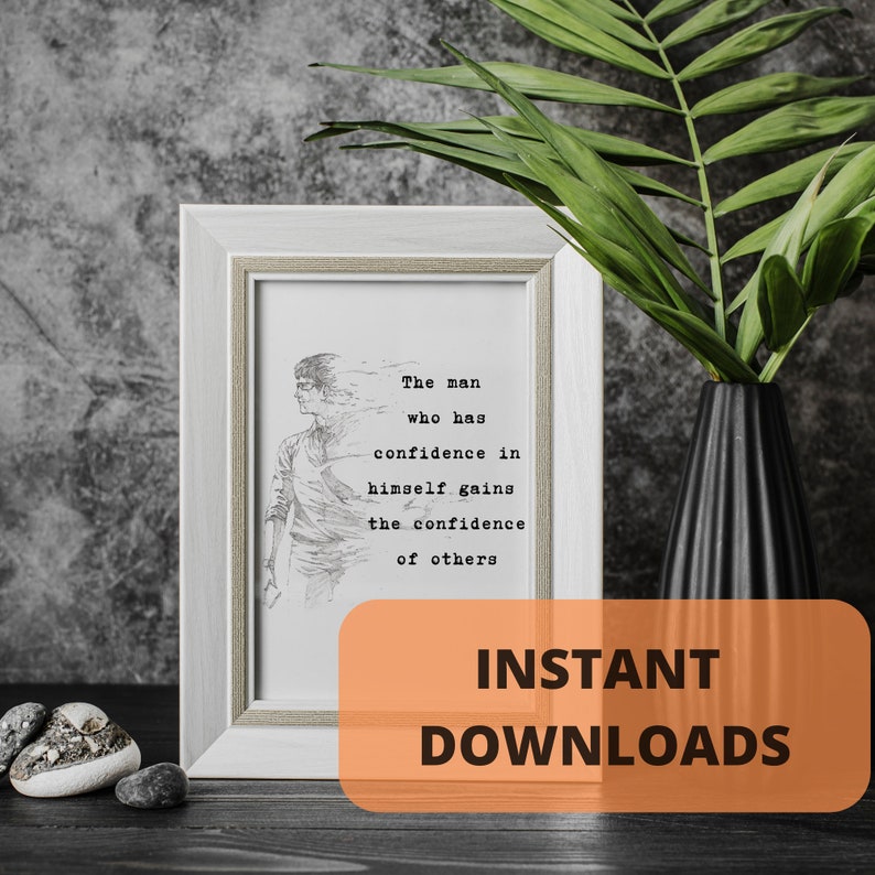 Quote, Stoicism Poster, Stoic Gift, Stoicism Printable Wall Art ...