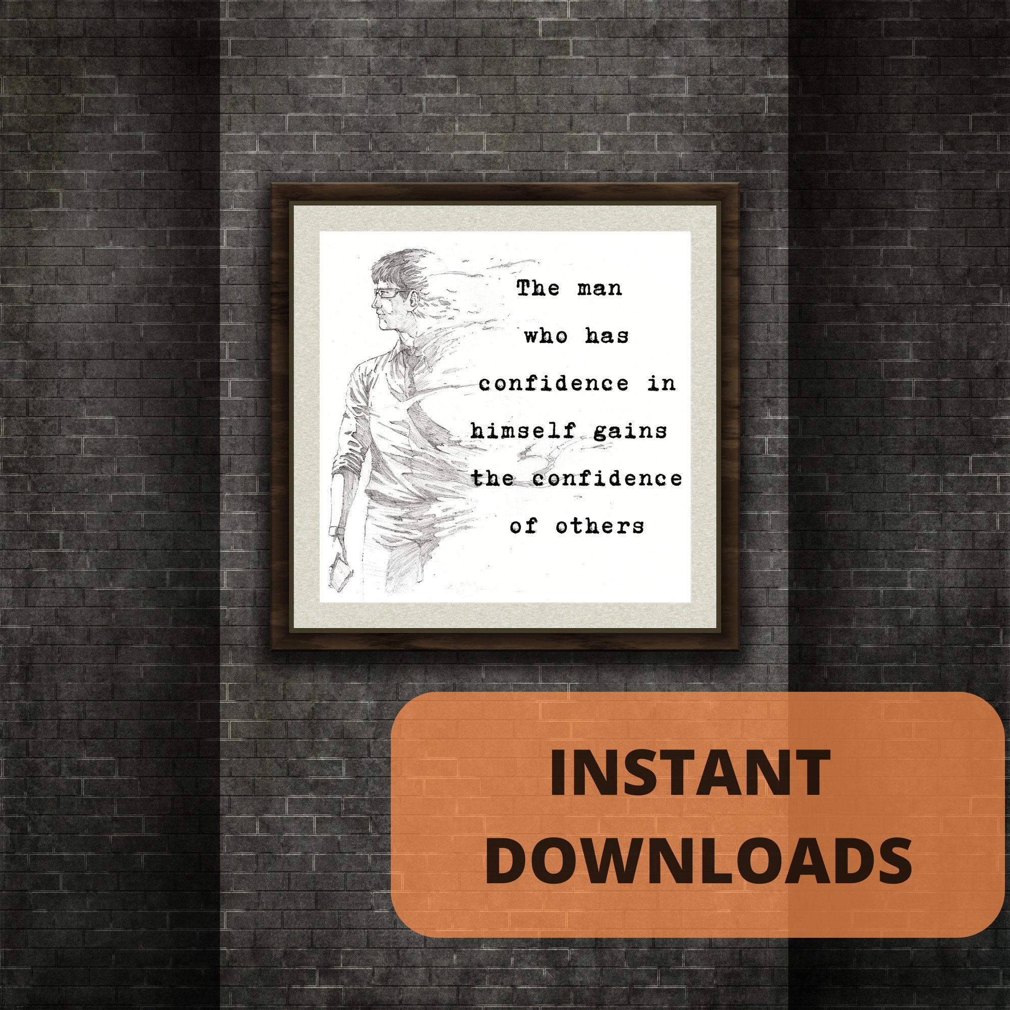 Quote, Stoicism Poster, Stoic Gift, Stoicism Printable Wall Art ...