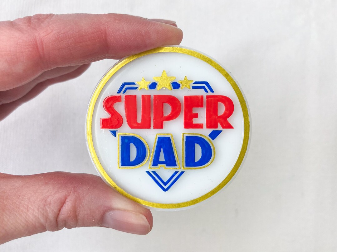 Super Dad Badge | Father's Day Gift | Gift for Dad - Etsy