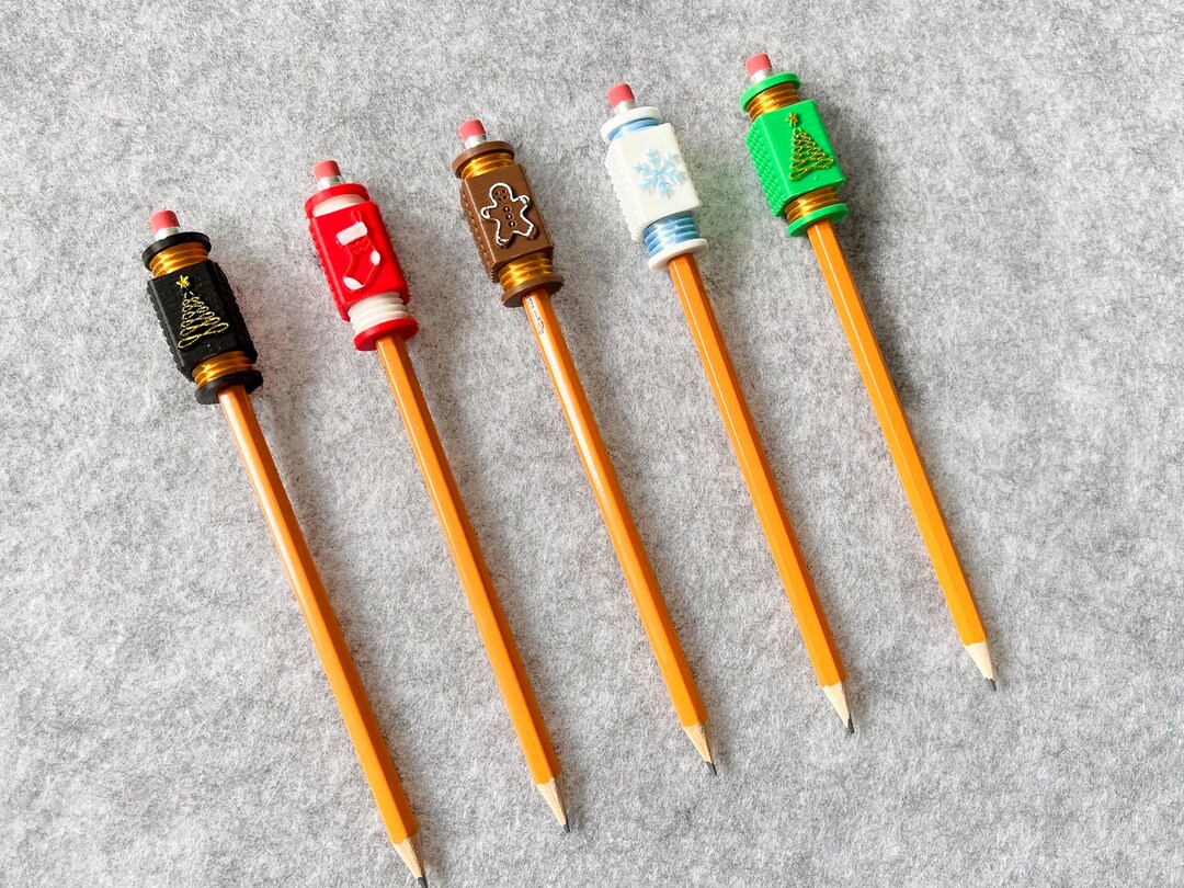 Christmas Fidget Pencil Toppers – Festive Spinning Fun for School or ...