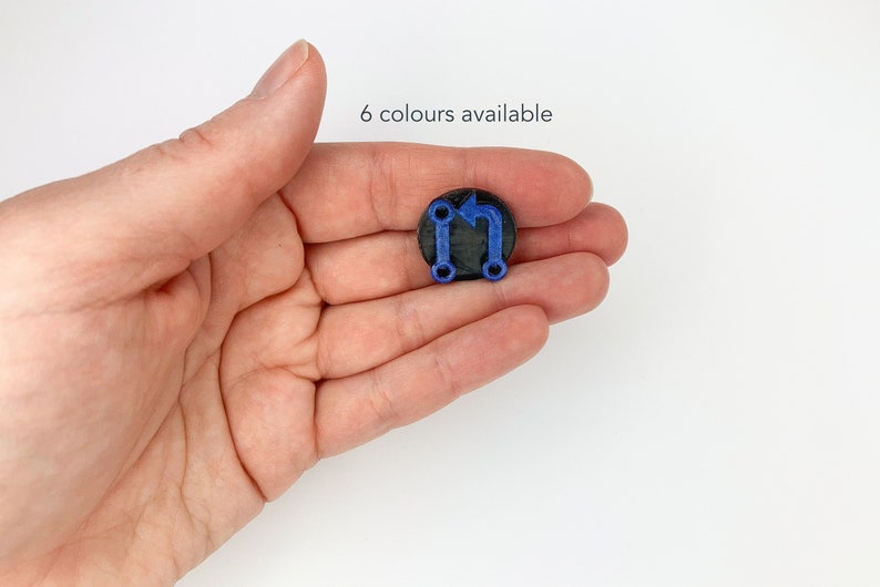 Git Merge Icon Pin Badge | Software Engineer Gift | Programmer Brooch ...