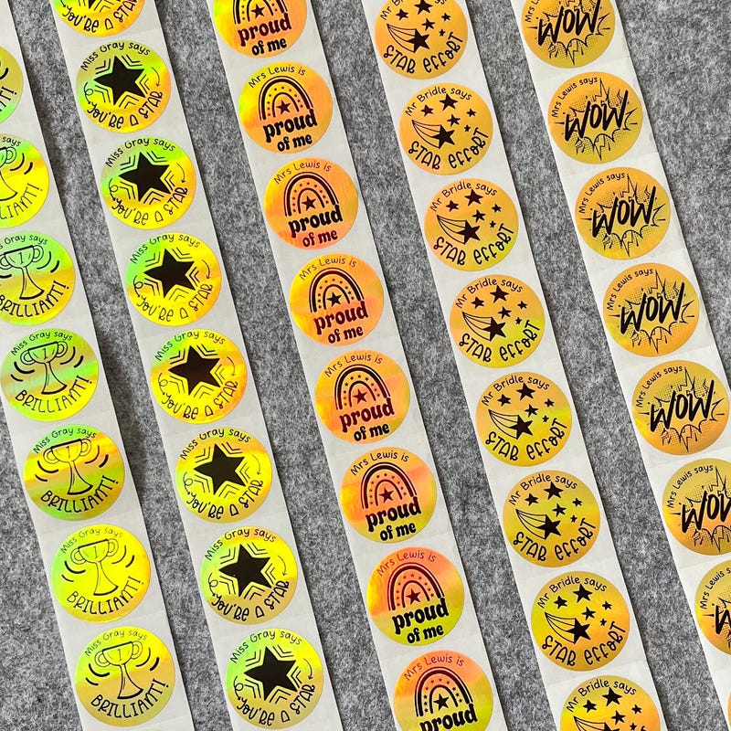 3/8 Star Stickers - Etsy UK