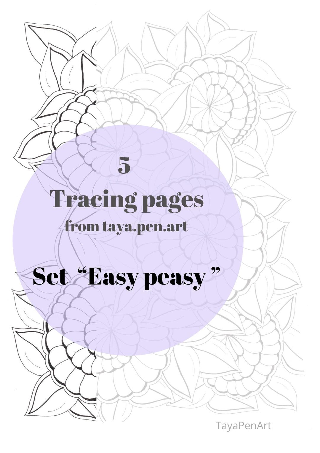Tracing Pages, Set "easy-peasy", Coloring Pages, Coloring Book ...