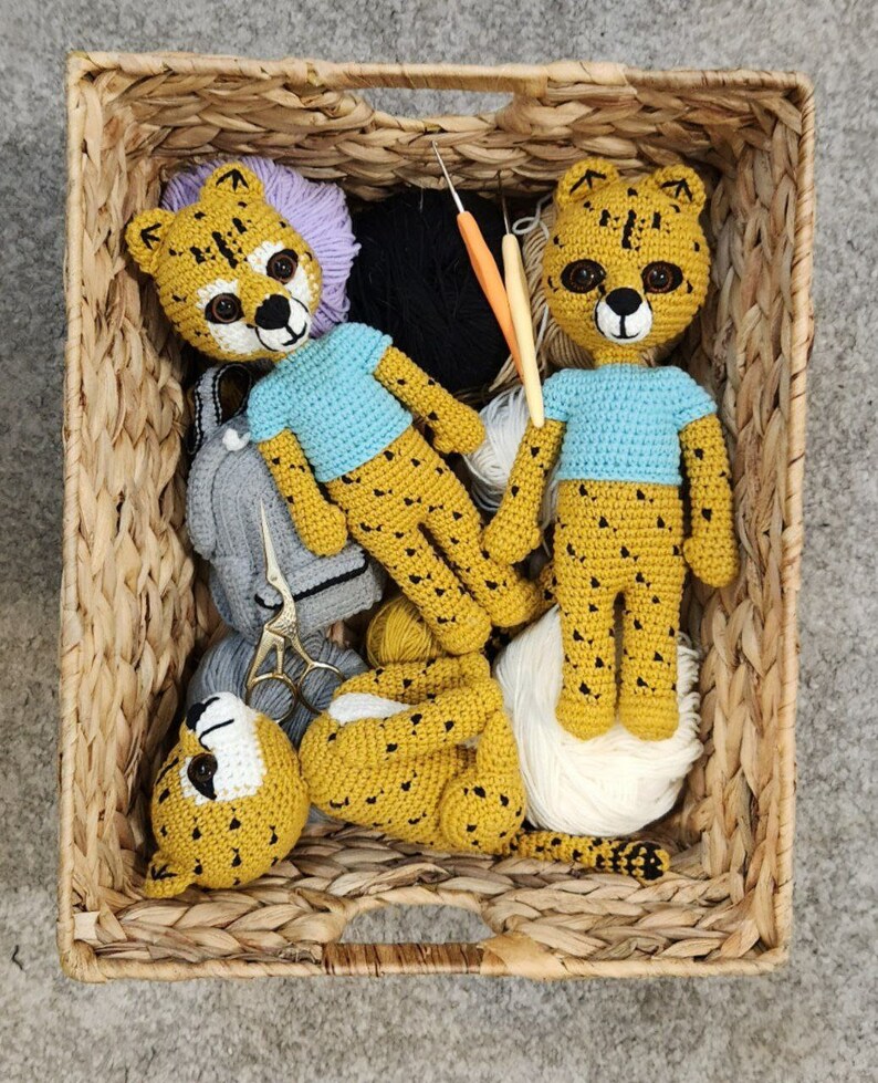 Cheetah Crochet Pattern Amigurumi - Etsy