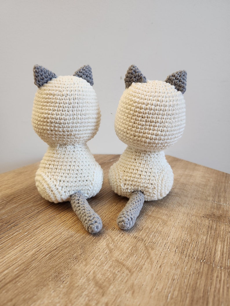 Siamese Cat Crochet PATTERN - Etsy