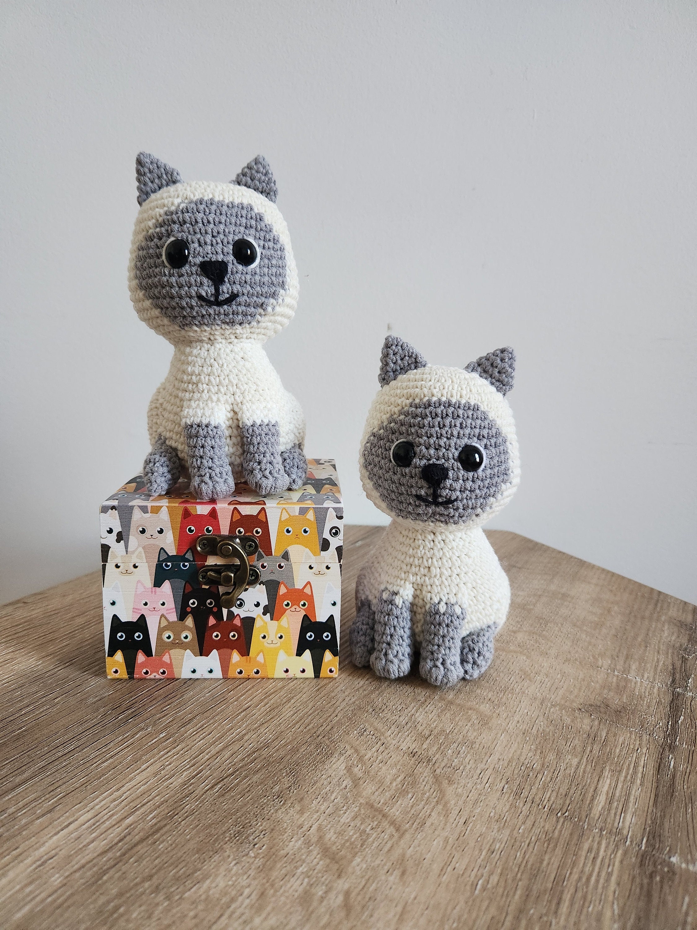 Siamese Cat Crochet PATTERN - Etsy