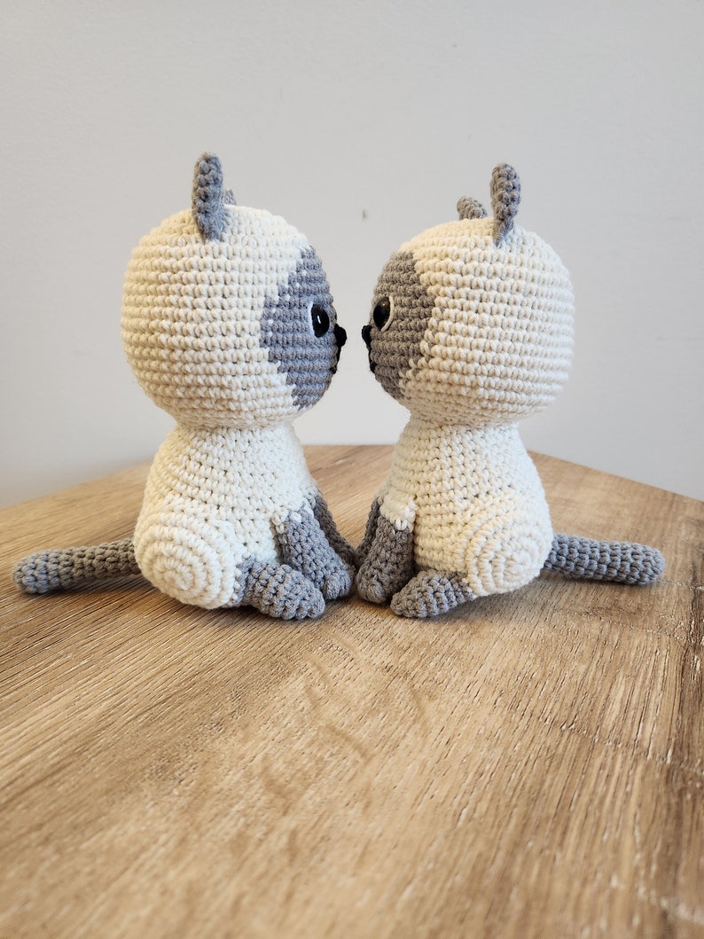 Siamese Cat Crochet PATTERN - Etsy
