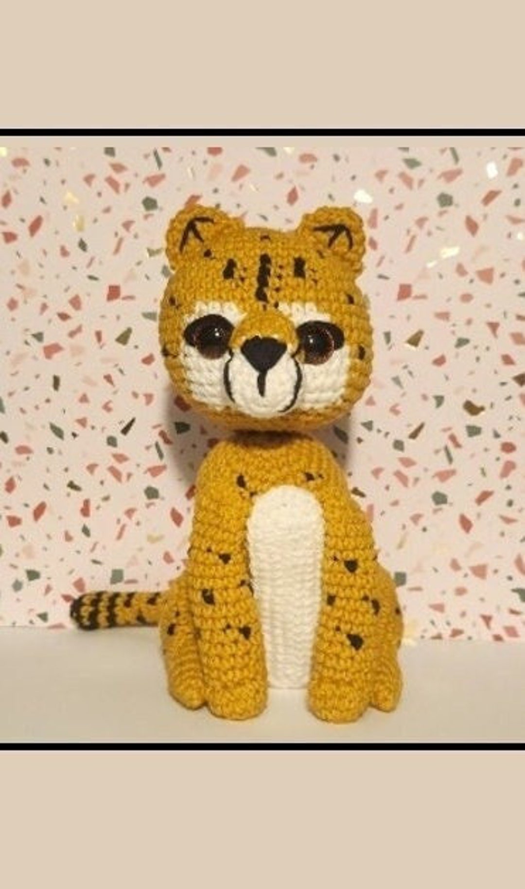Cheetah Crochet Pattern Amigurumi Toy - Etsy