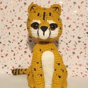 Cheetah Crochet Pattern Amigurumi Toy - Etsy