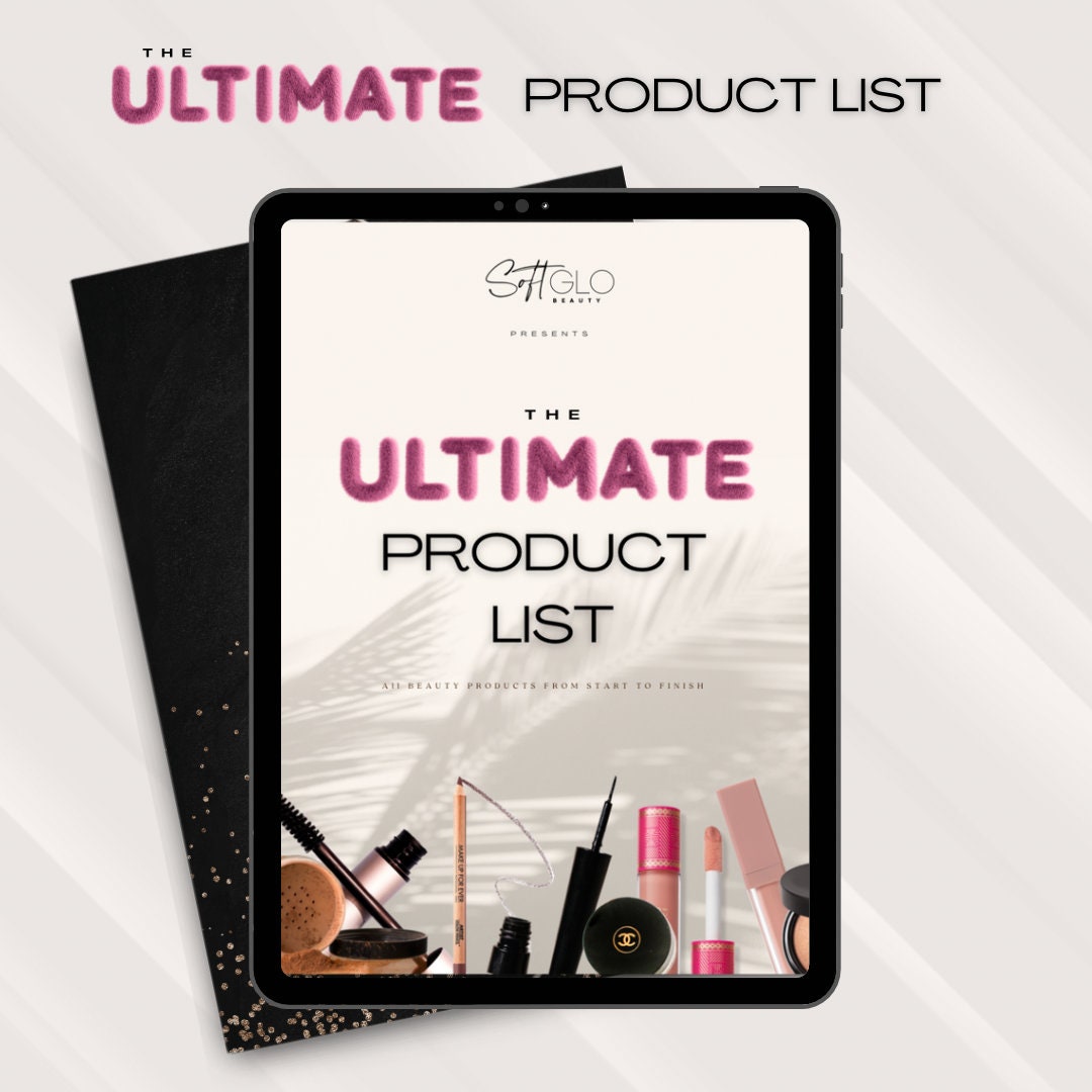 The Ultimate Product List for Beauty Beginners and Professionals - Etsy