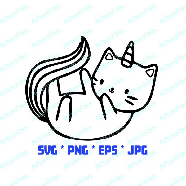 Unicorn Cat - Etsy