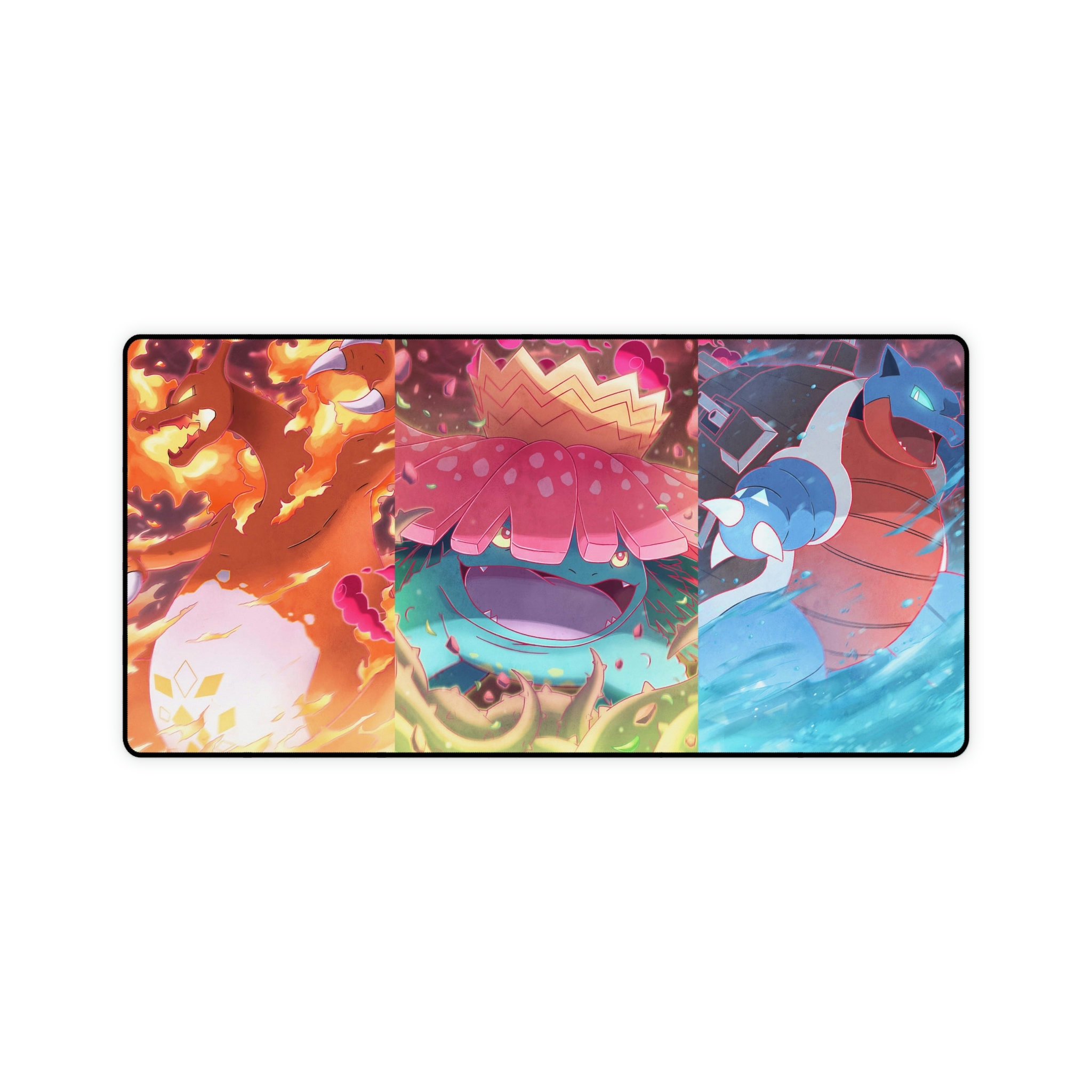 Gigantamax Kanto Starters Pokemon Desk Mat - Etsy